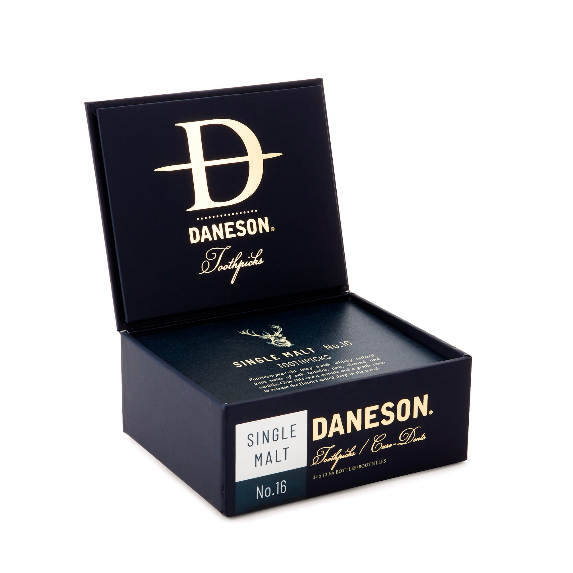 Single Malt No. 16 Toothpicks - Whiskey Infused | Daneson - Daneson Ltd